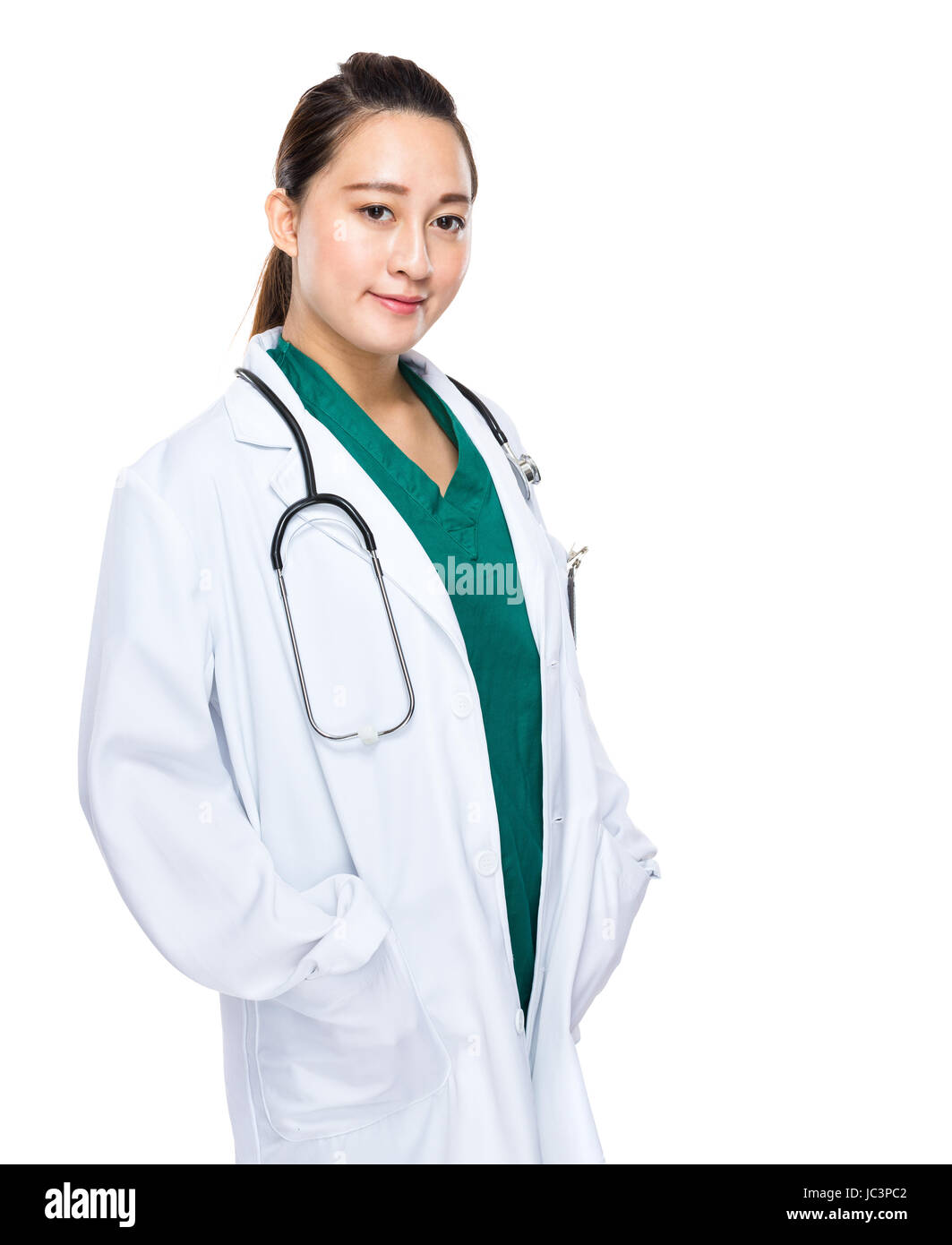 Confident indonesian female doctor Stock Photo - Alamy
