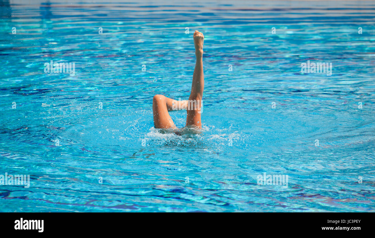 Synchronized Swimming Feet High Resolution Stock Photography and Images ...