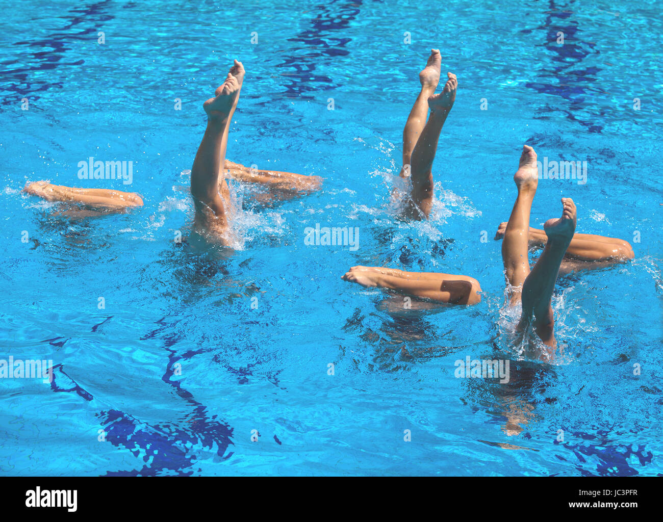 Synchronized swimming feet hi-res stock photography and images - Alamy