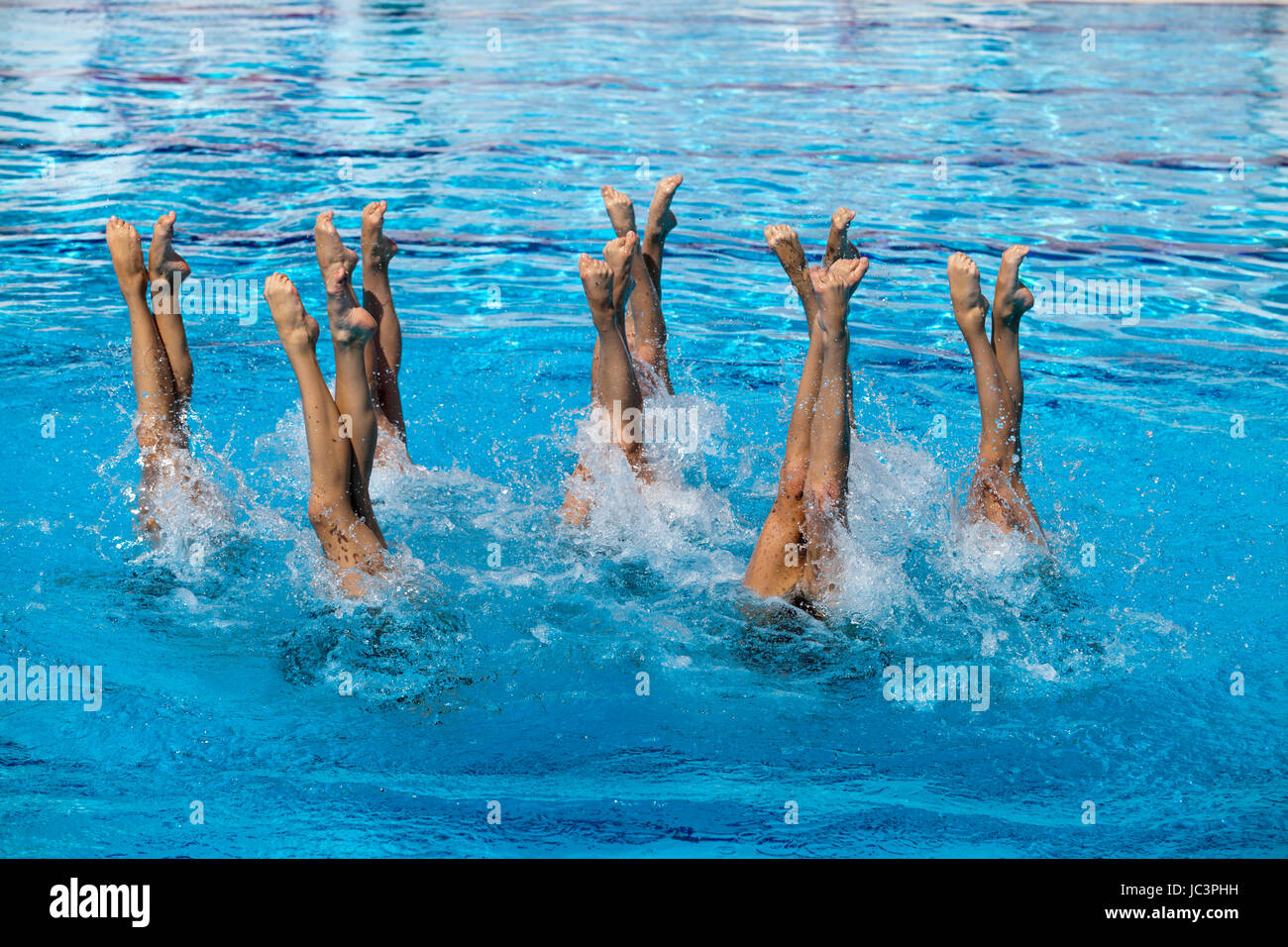 Synchronized swimming feet hi-res stock photography and images - Alamy