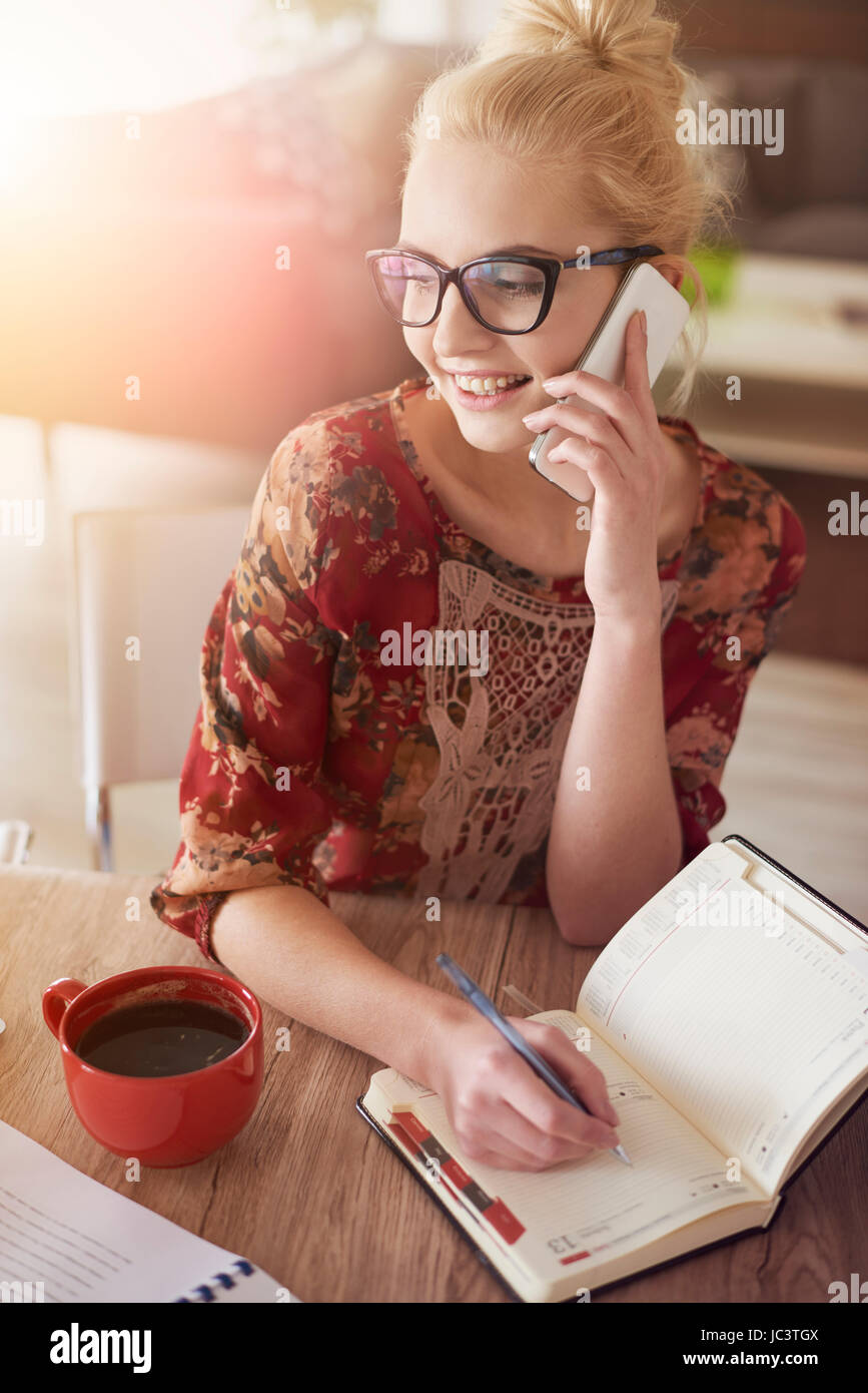 Woman organizer hi-res stock photography and images - Alamy