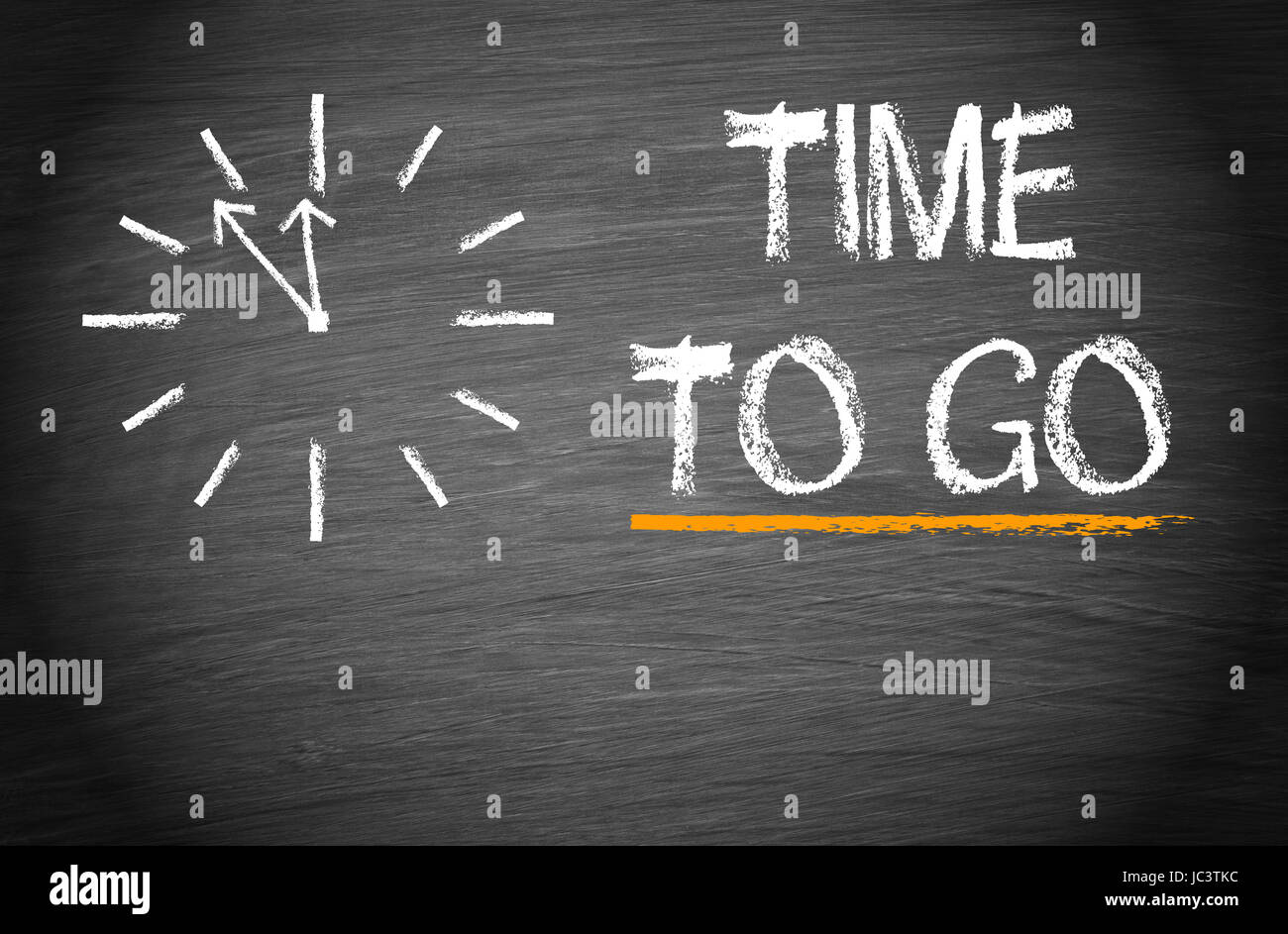 Time to go Stock Photo - Alamy