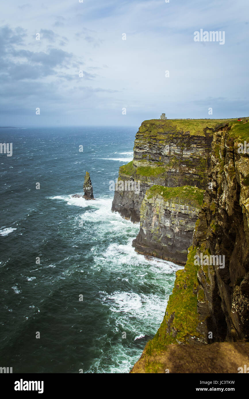 A beautiful landscape of Moher cliffs in spring in Ireland Stock Photo ...