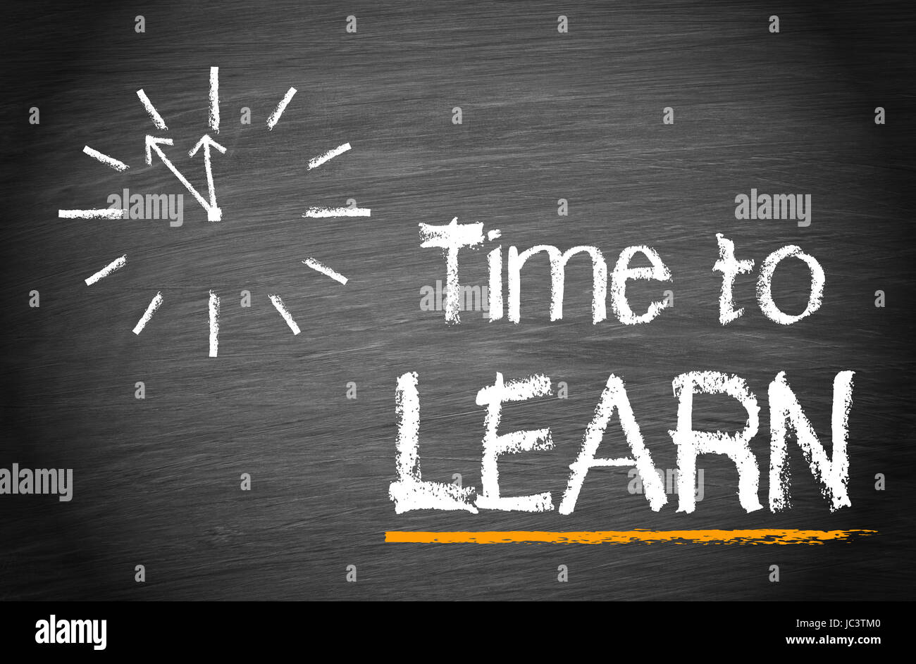 Time to Learn Stock Photo - Alamy