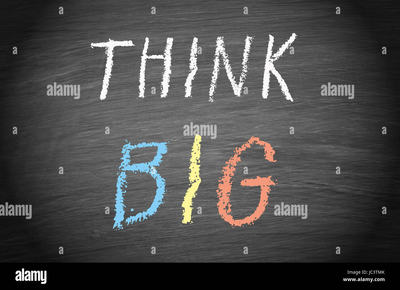 Think BIG ! Stock Photo - Alamy