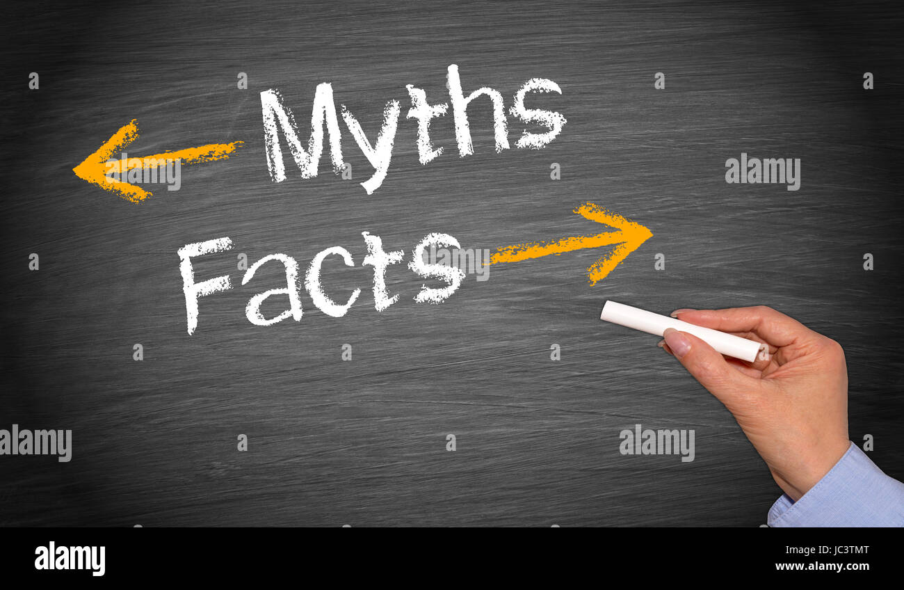 Myths and Facts Stock Photo - Alamy
