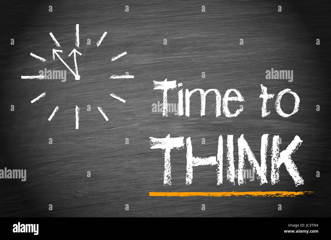 Time to think Stock Photo - Alamy