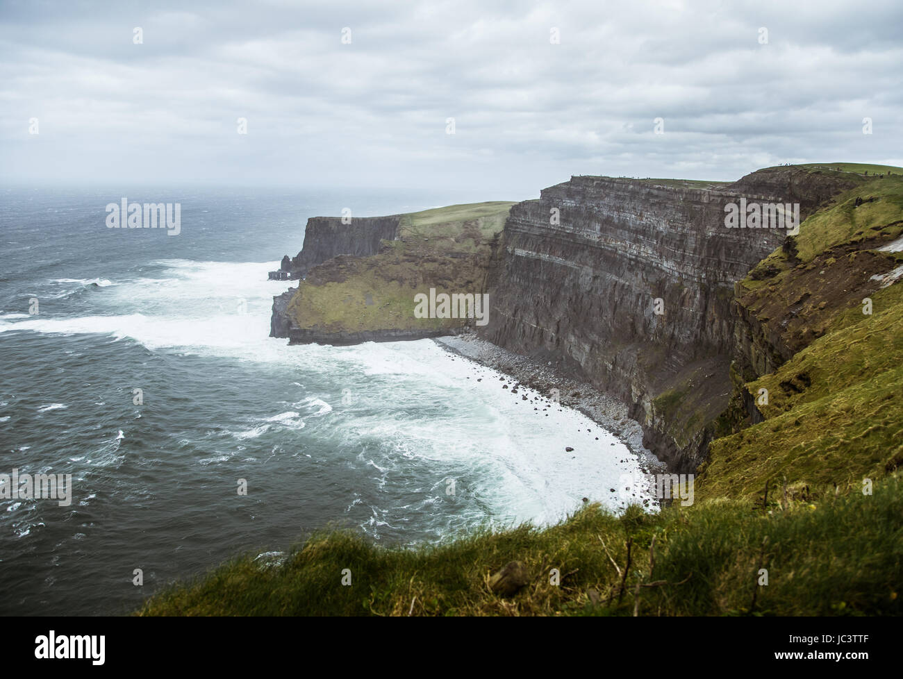 A beautiful landscape of Moher cliffs in spring in Ireland Stock Photo ...