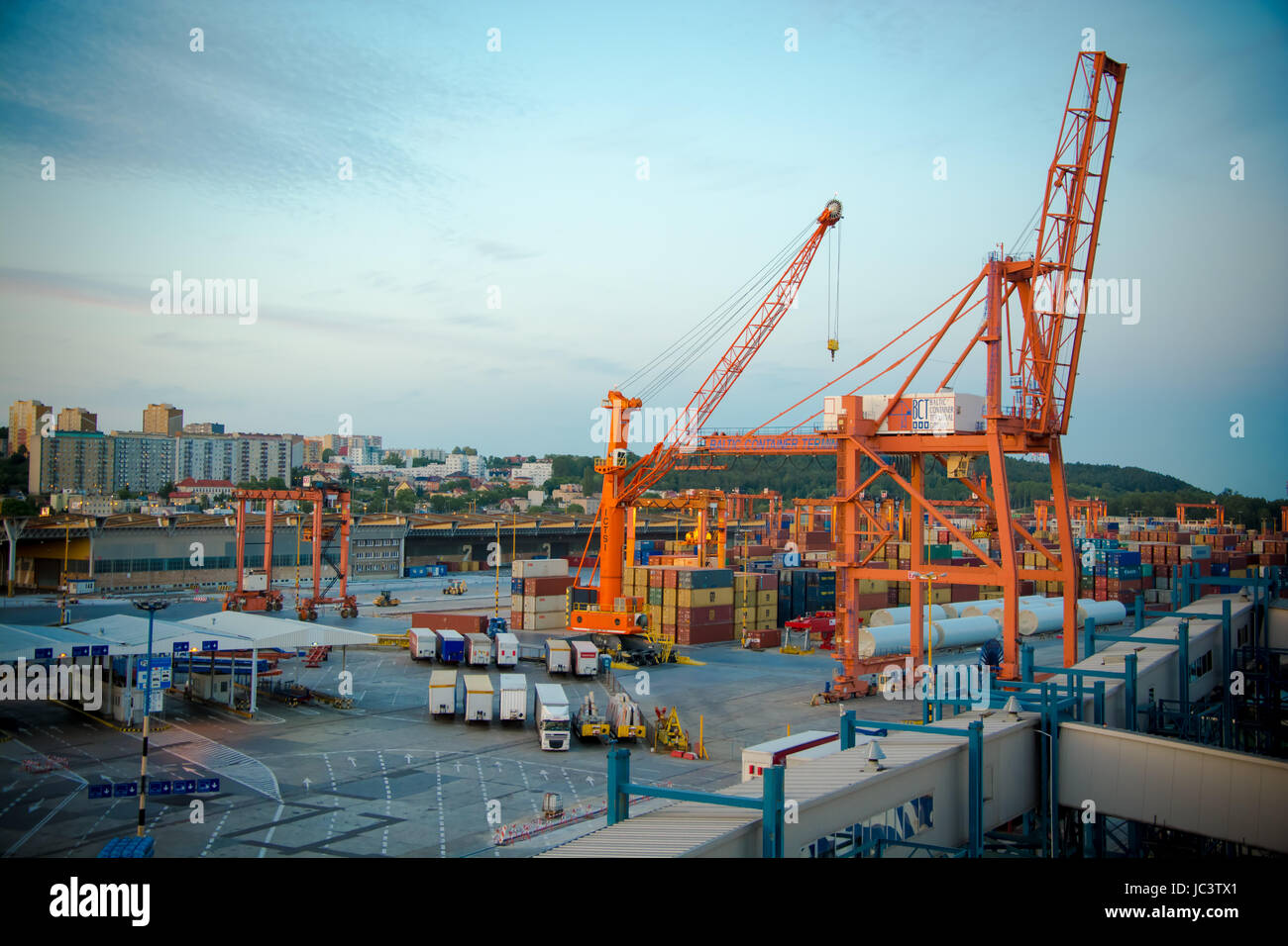 Baltic container terminal in gdynia hi-res stock photography and images ...