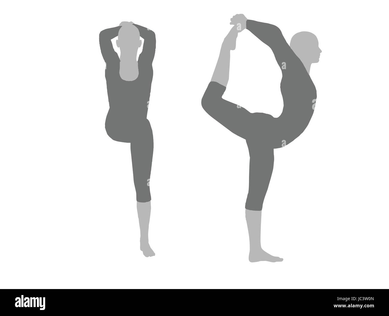 Vector - EPS 10 vector illustration of Yoga Pose Stock Vector Image ...