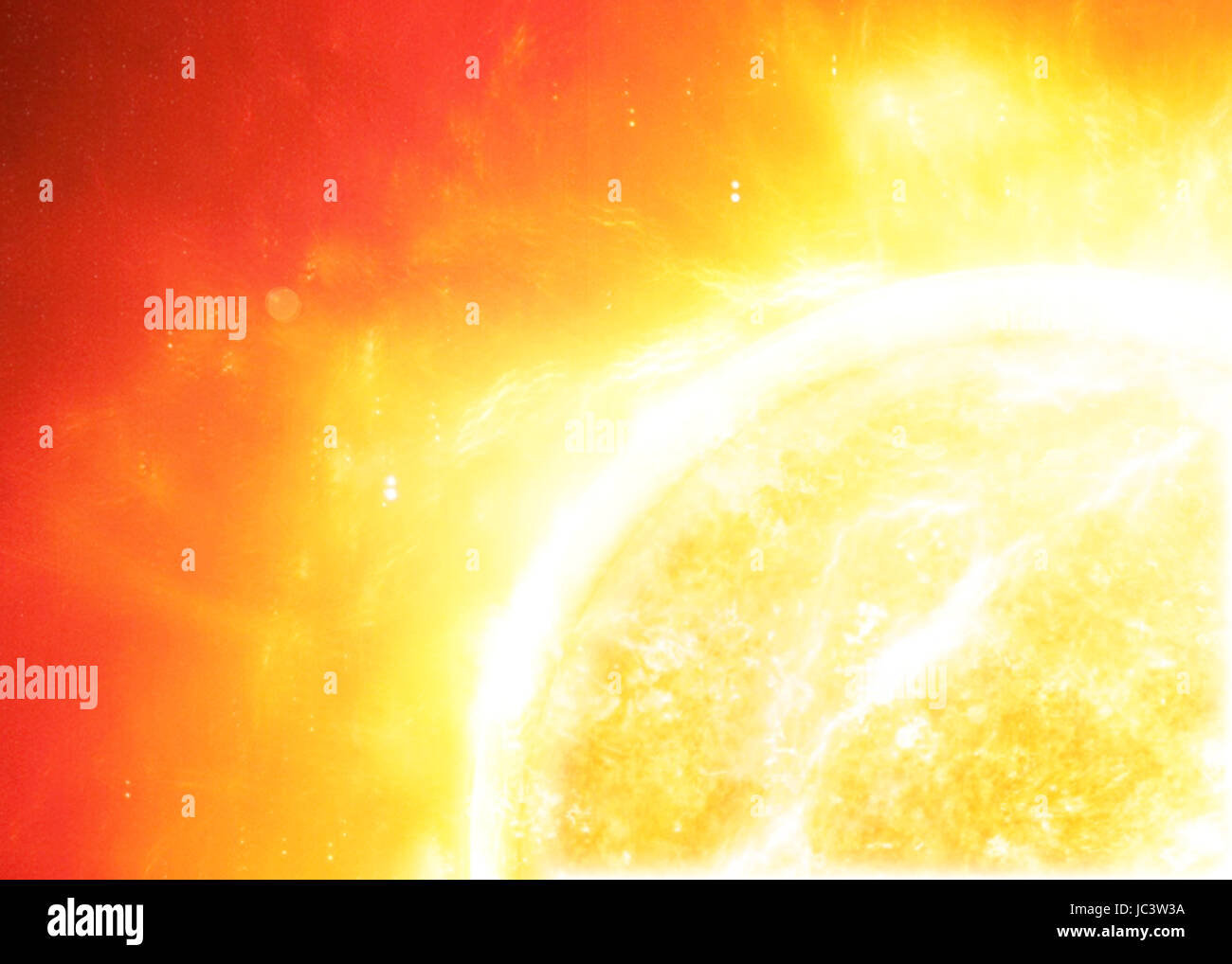 The sun in space Stock Photo - Alamy