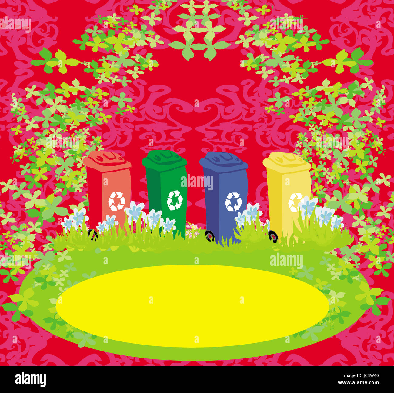 Segregation garbage card hi-res stock photography and images - Alamy