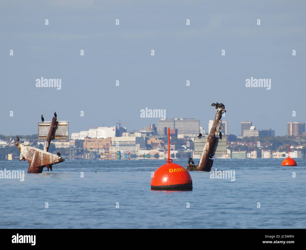 Wreck of the SS Richard Montgomery lying 1 mile north of Sheerness ...