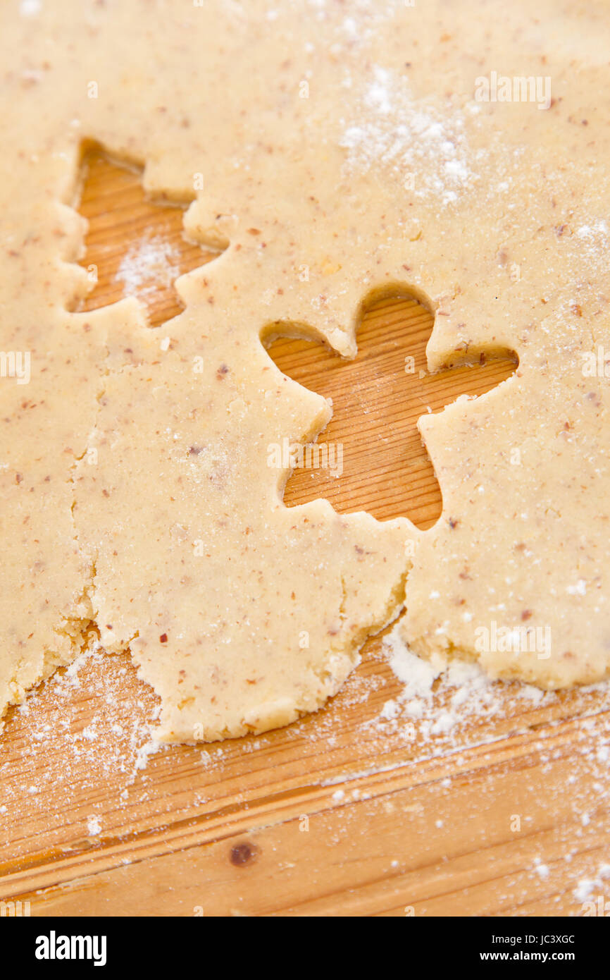 Christmas cookies: angel and tree cut outs for a background or a ...