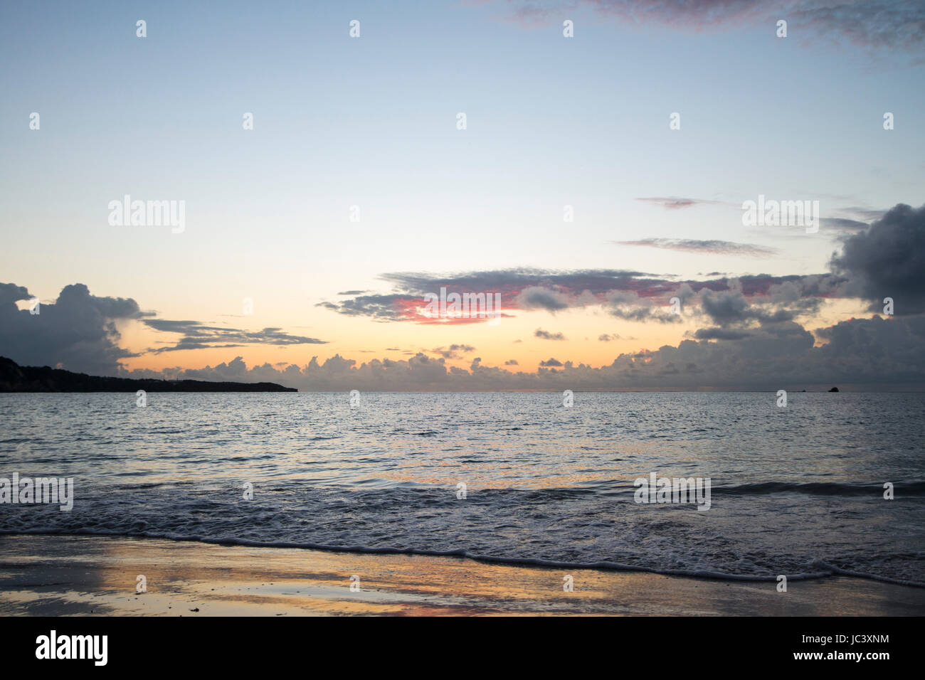 early morning at the beach Stock Photo - Alamy