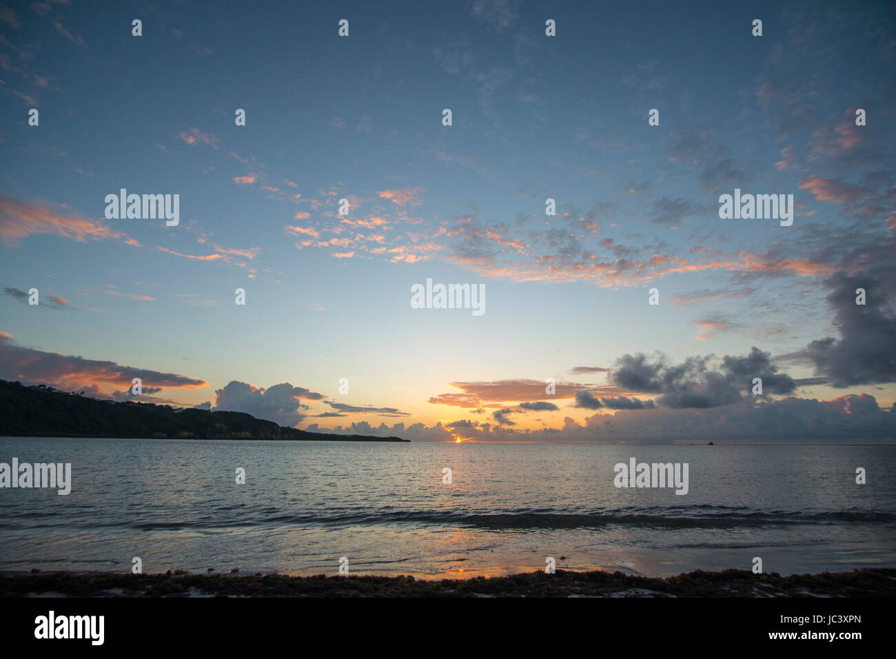 early morning at the beach Stock Photo - Alamy