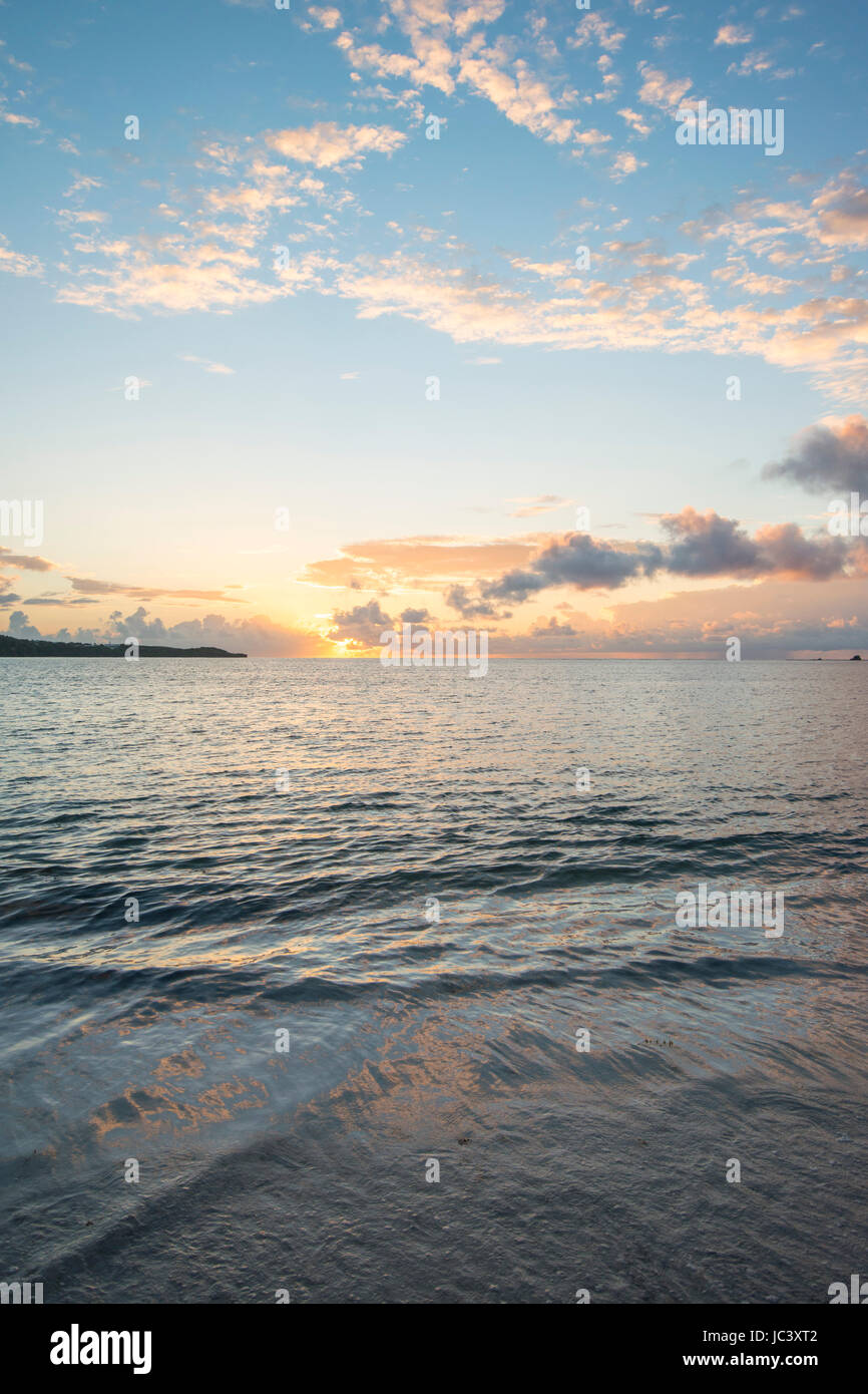 early morning at the beach Stock Photo - Alamy
