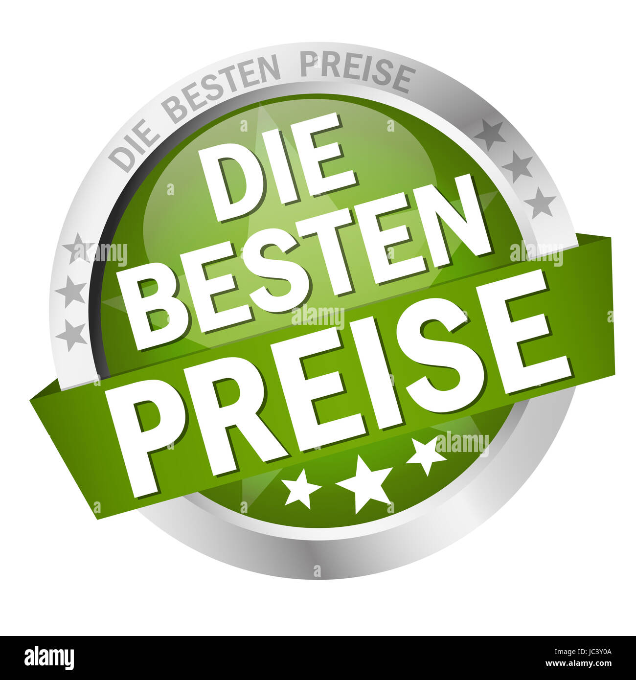 colored isolated button DIE BESTEN PREISE Stock Photo - Alamy