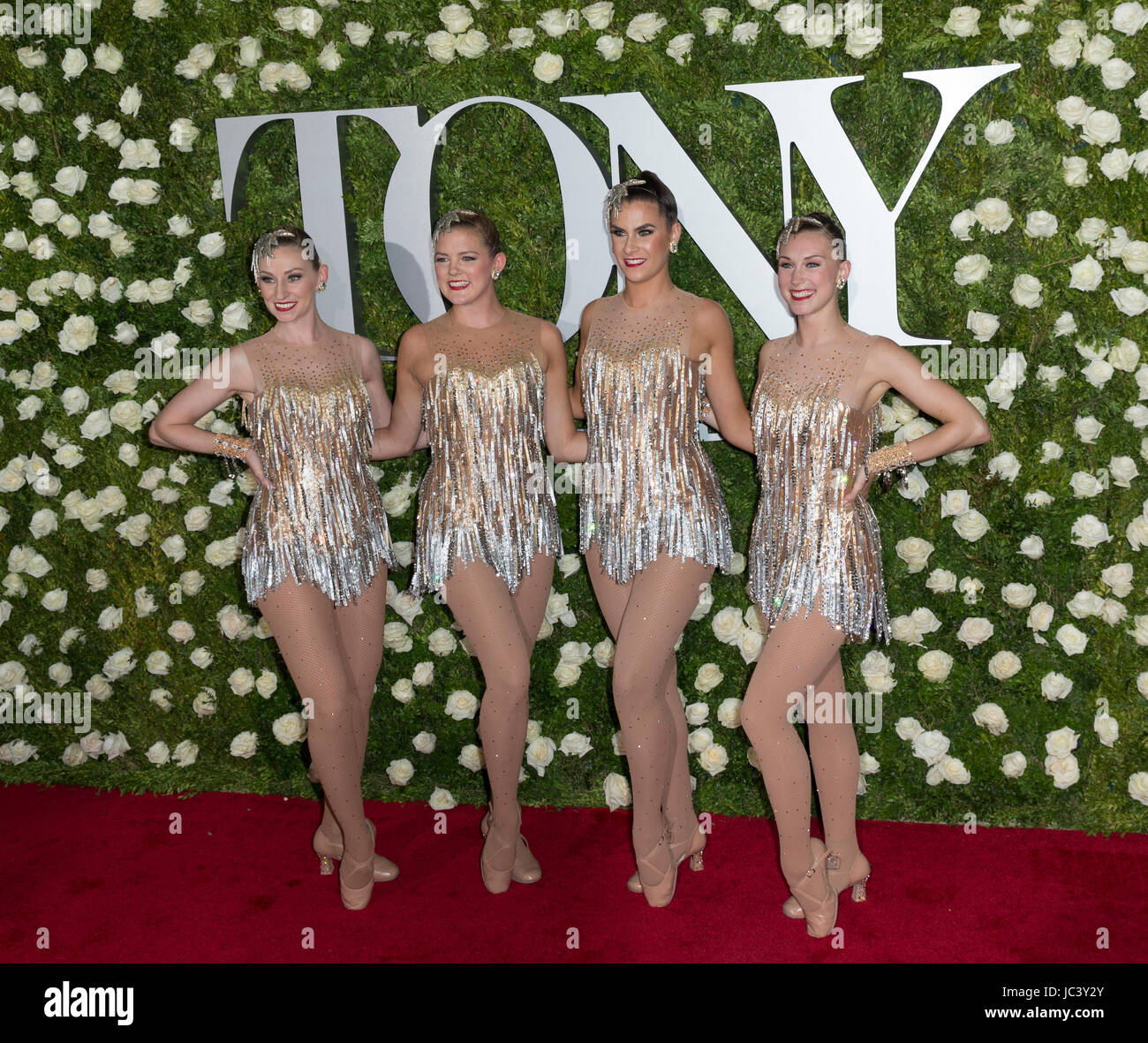 New York, NY USA - June 11, 2017: Members of Radion City Music Hall ...