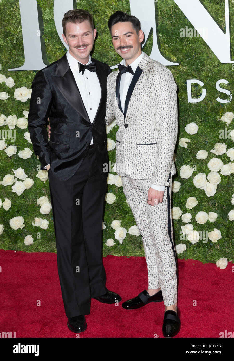 New York, NY USA - June 11, 2017: Denis Jones and Michael Strassheim ...