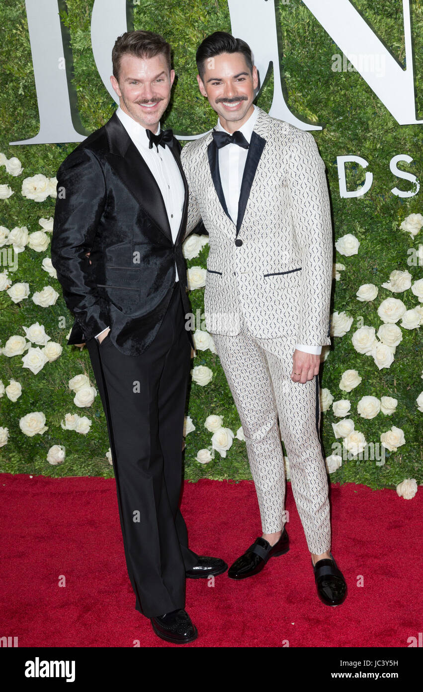 New York, NY USA - June 11, 2017: Denis Jones and Michael Strassheim ...