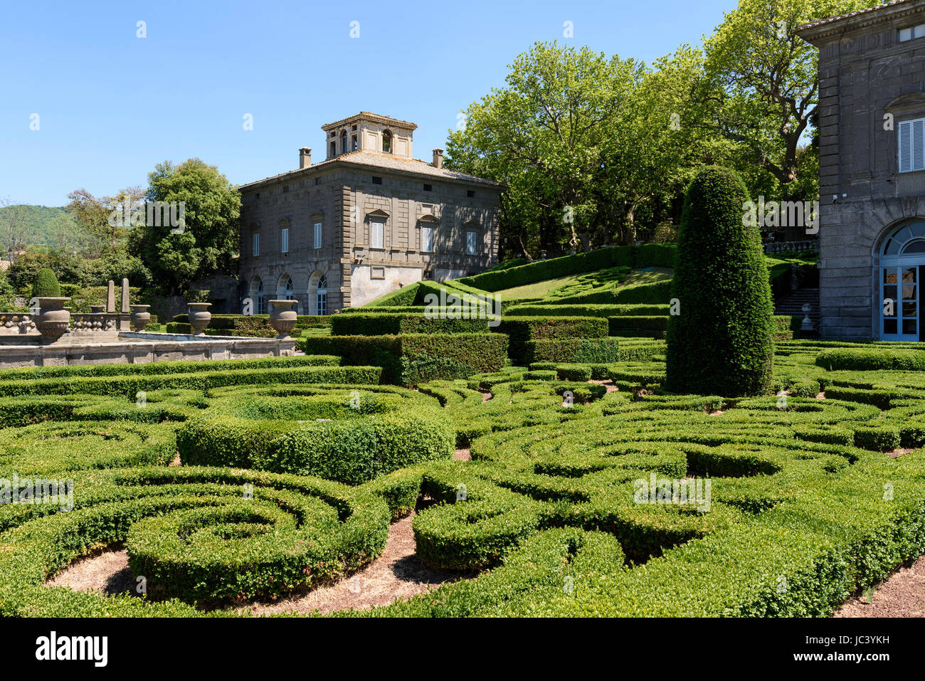 Bagnaia. Viterbo. Italy. 16th century Mannerist style Villa Lante and ...