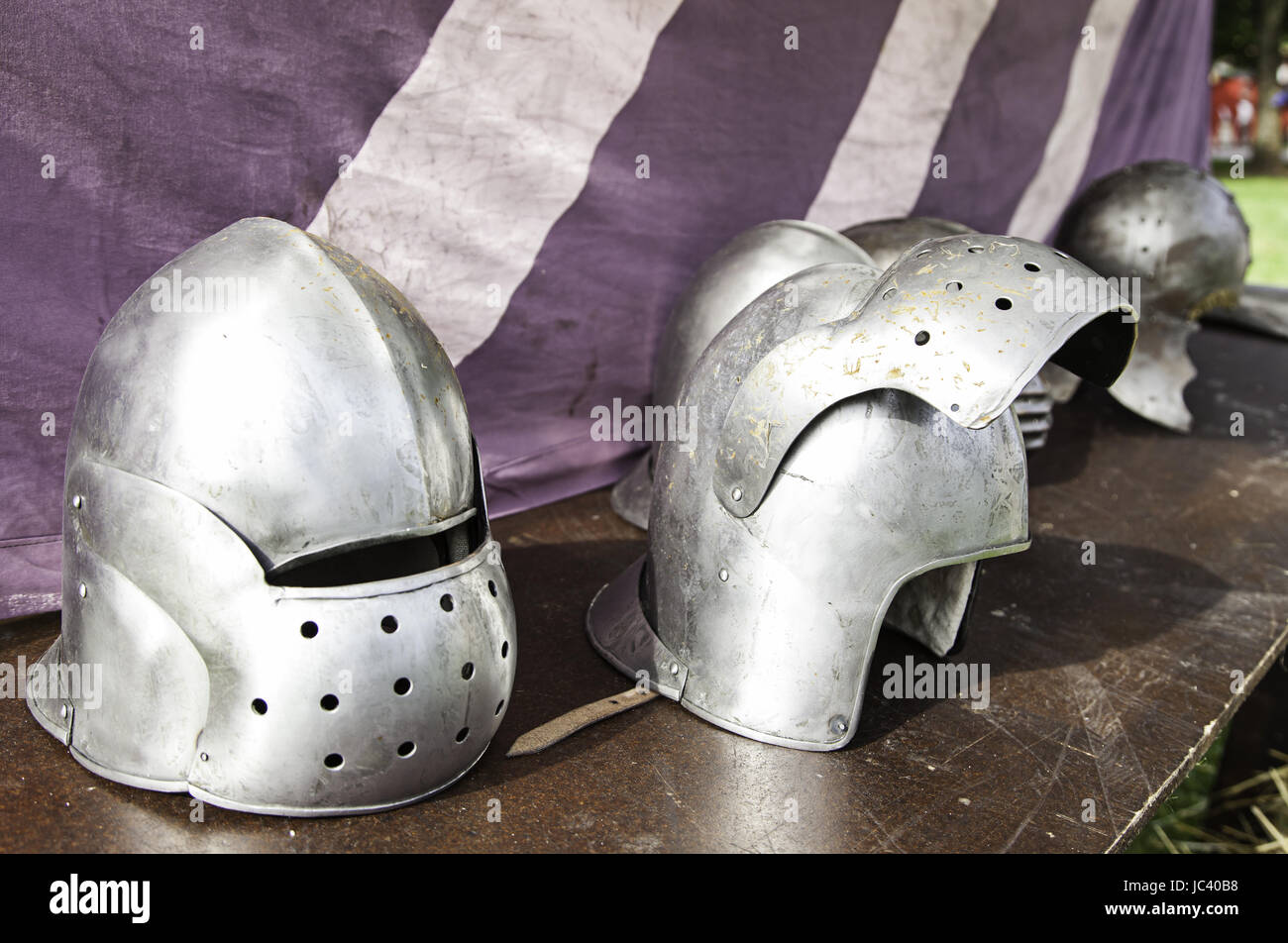 Medieval armor, detail of an ancient armor of war and protection ...