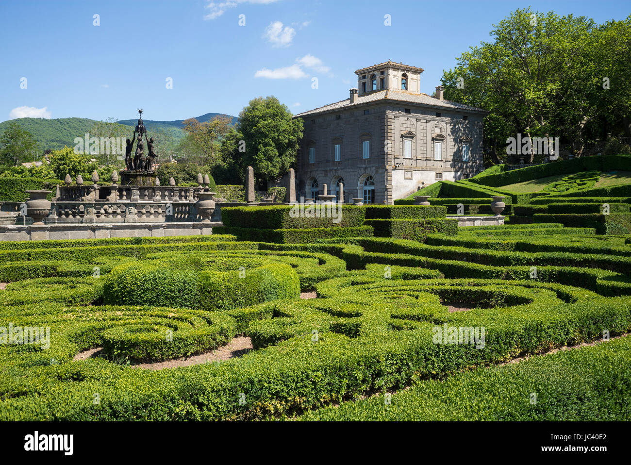 Bagnaia. Viterbo. Italy. 16th century Mannerist style Villa Lante and ...