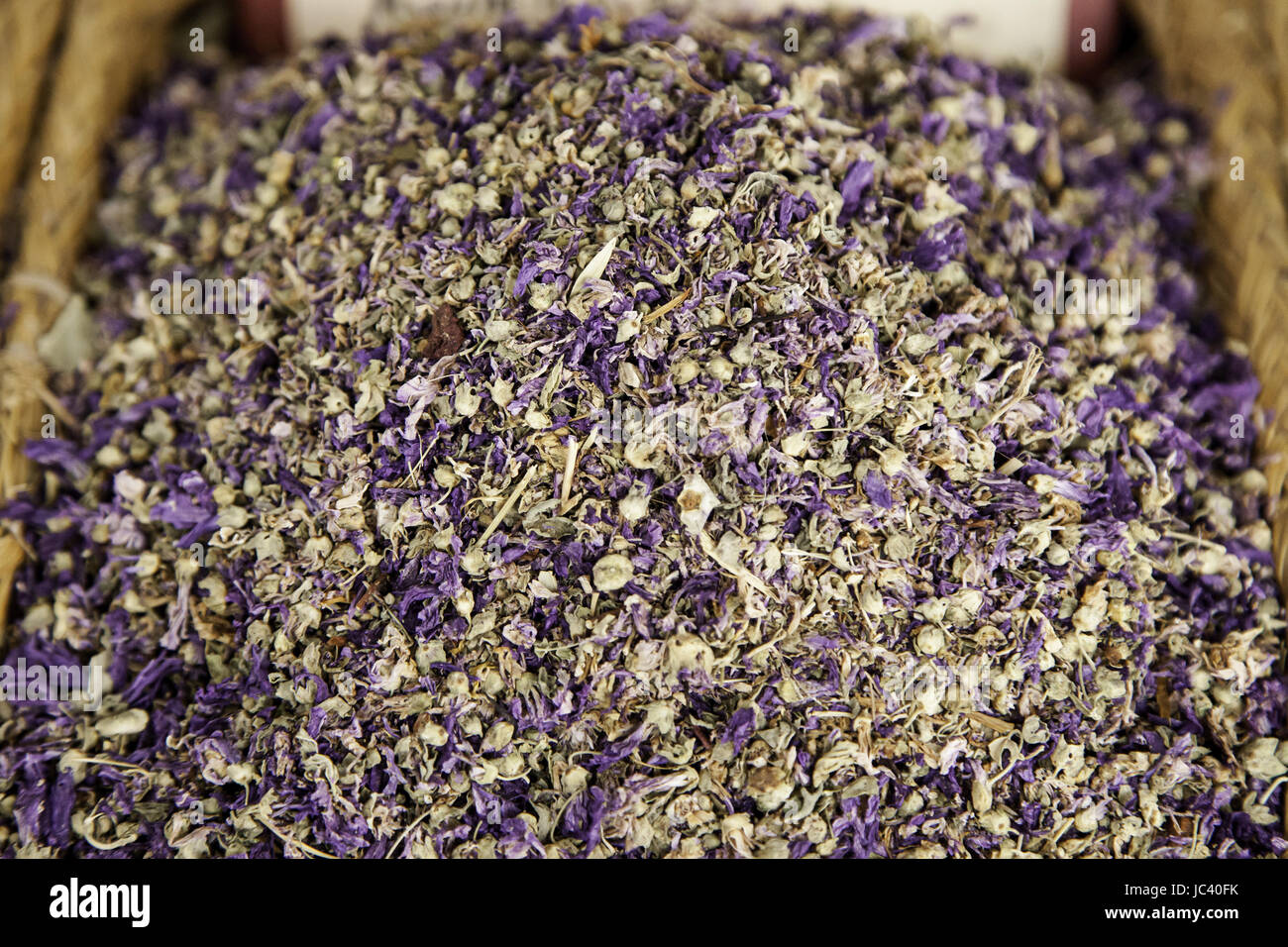 Dried flowers, infusion, detail of medicinal plants, independent ...