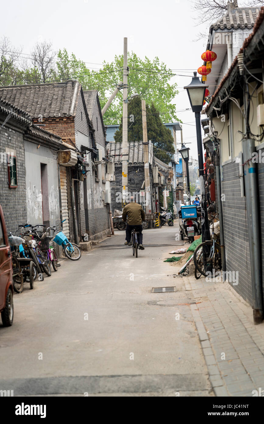 Old hutong area beijing hi-res stock photography and images - Alamy