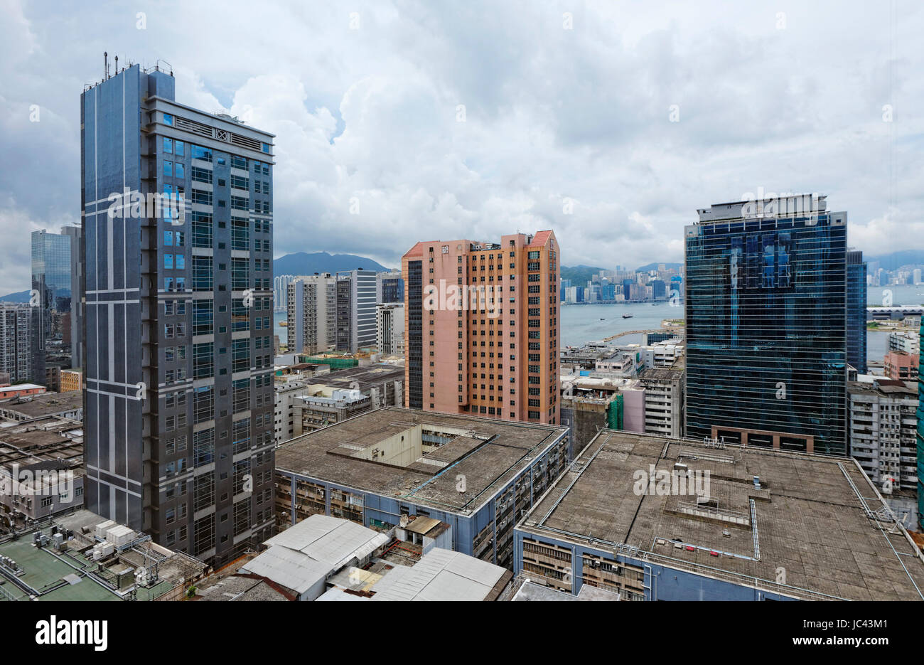 office buildings in Hong Kong Stock Photo - Alamy