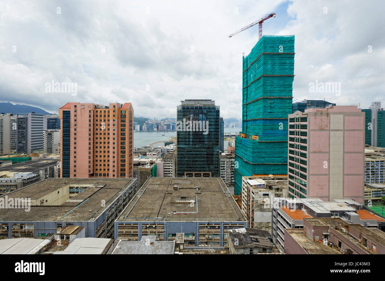 office buildings in Hong Kong Stock Photo - Alamy