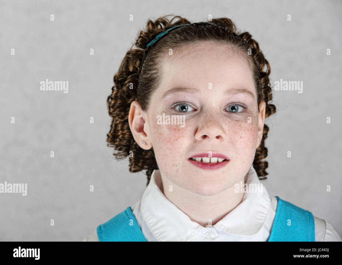Irish girl with freckles hi-res stock photography and images - Alamy