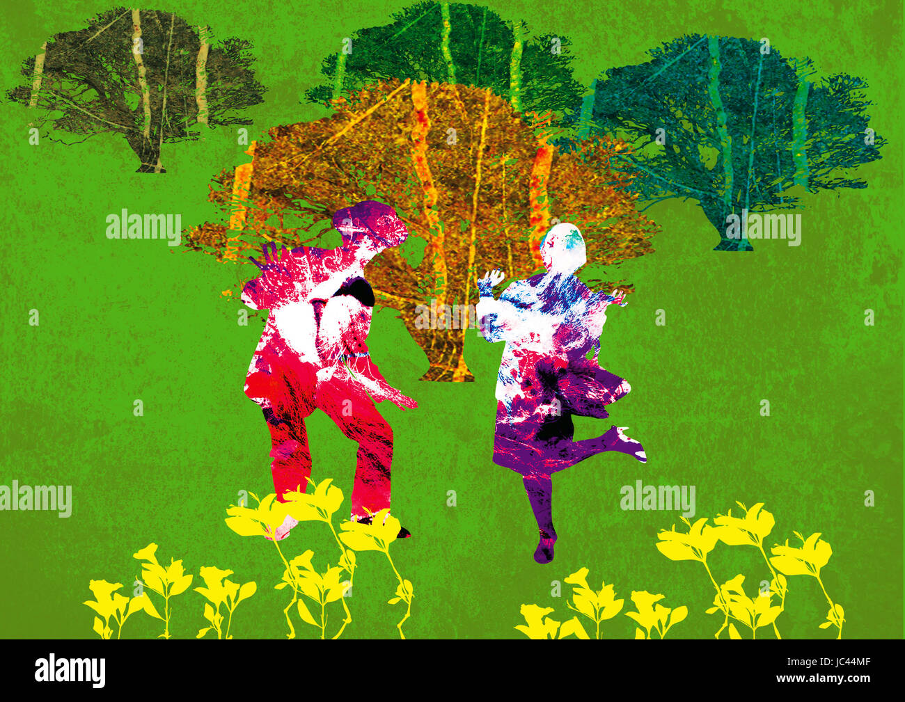 Pair trees hi-res stock photography and images - Alamy