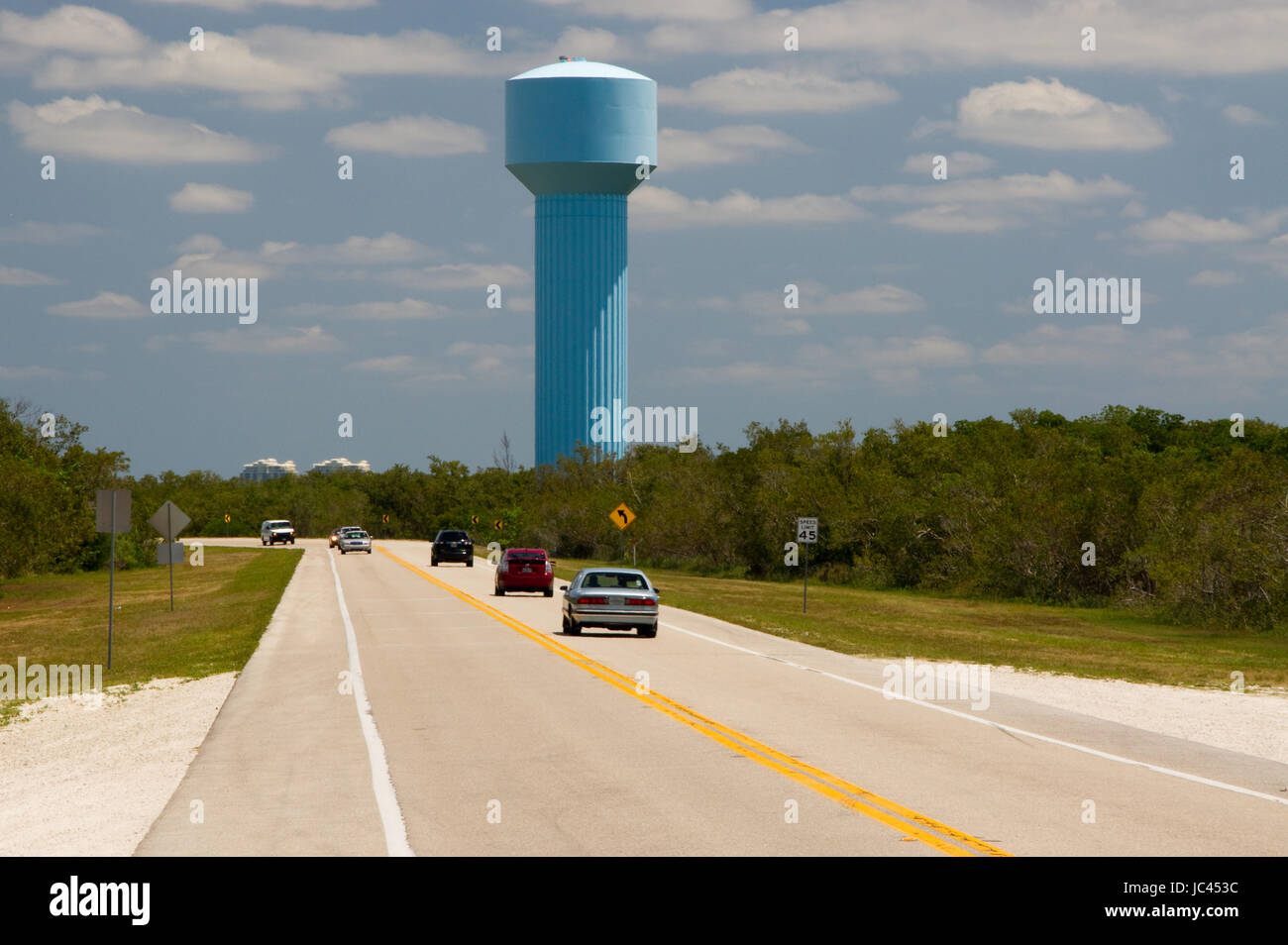 water tower in florida in fort myers Stock Photo - Alamy