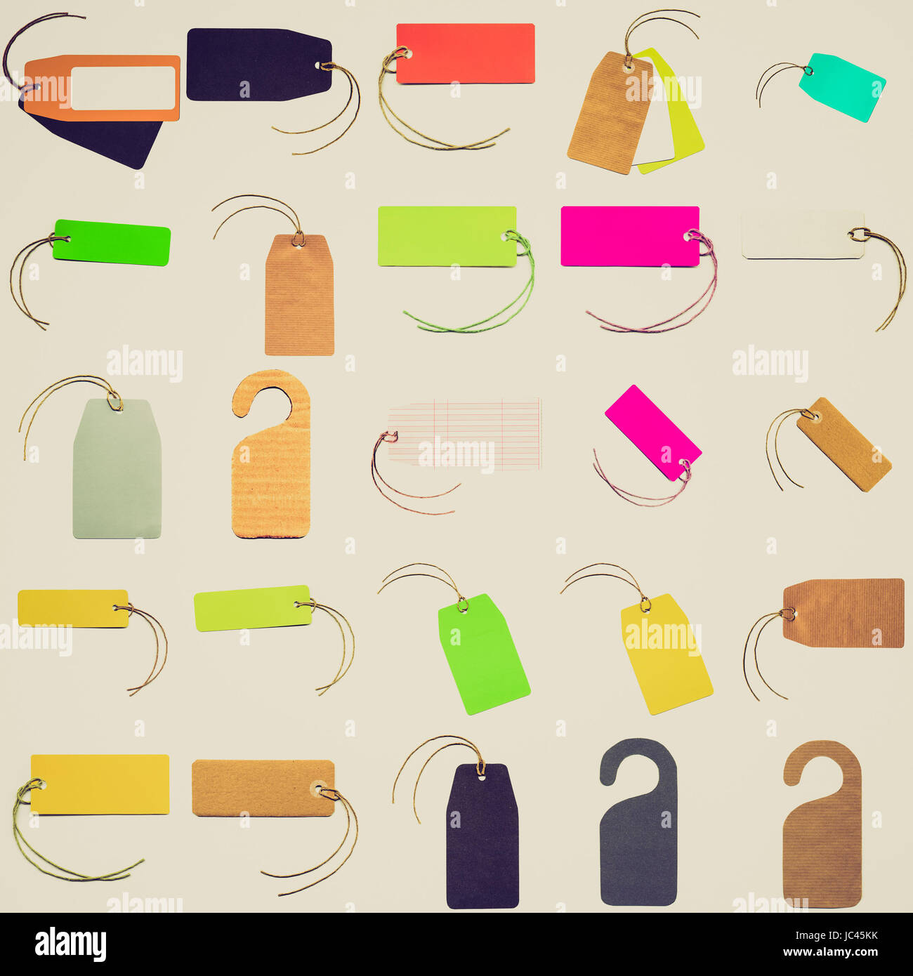 Vintage looking price tag address hi-res stock photography and images ...