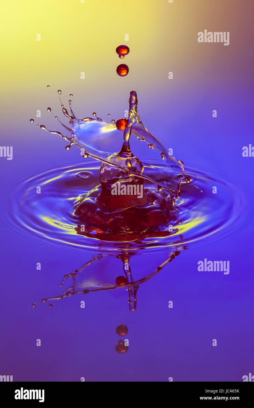 drop art - liquid type Stock Photo - Alamy