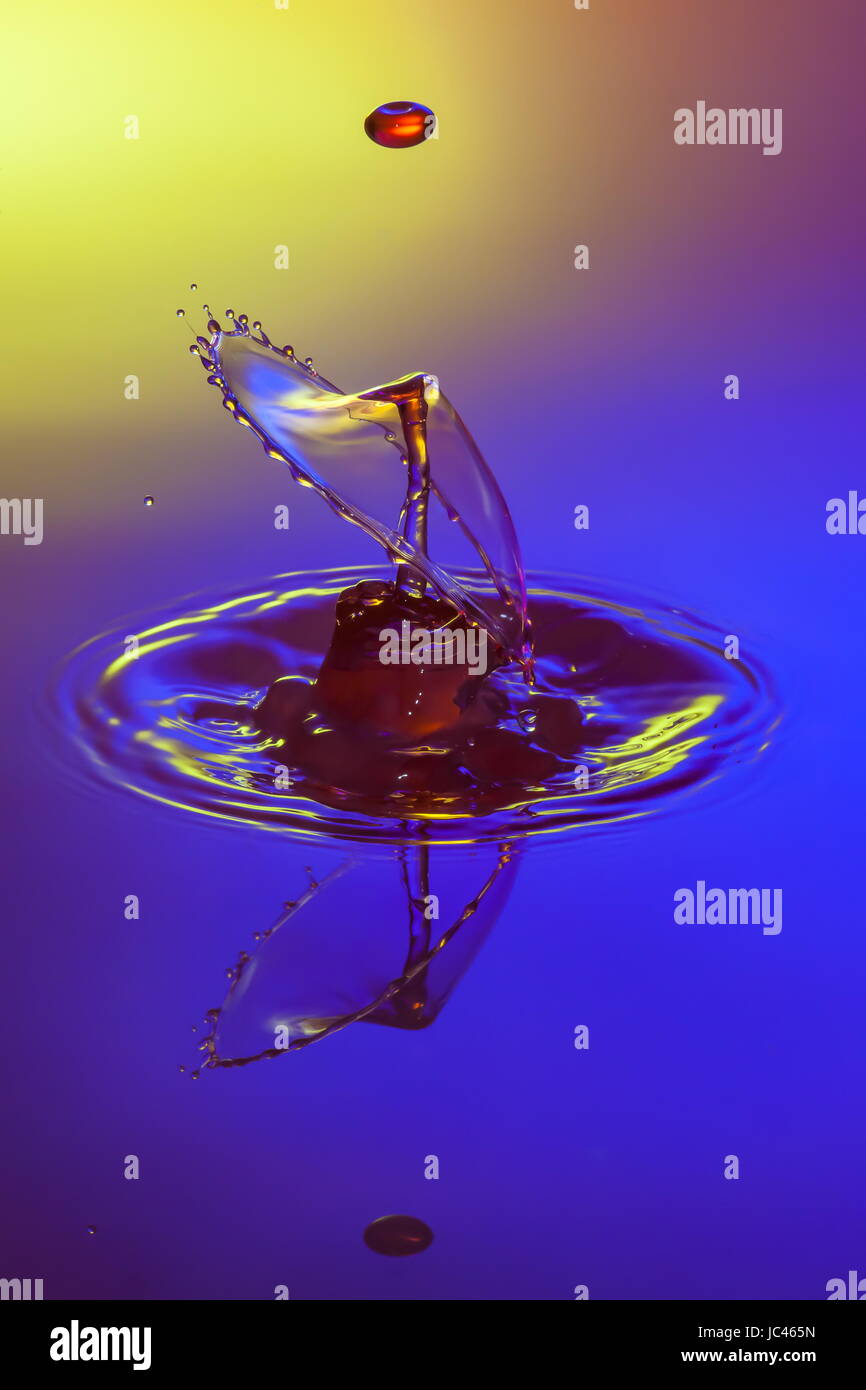 drop art - liquid type Stock Photo - Alamy