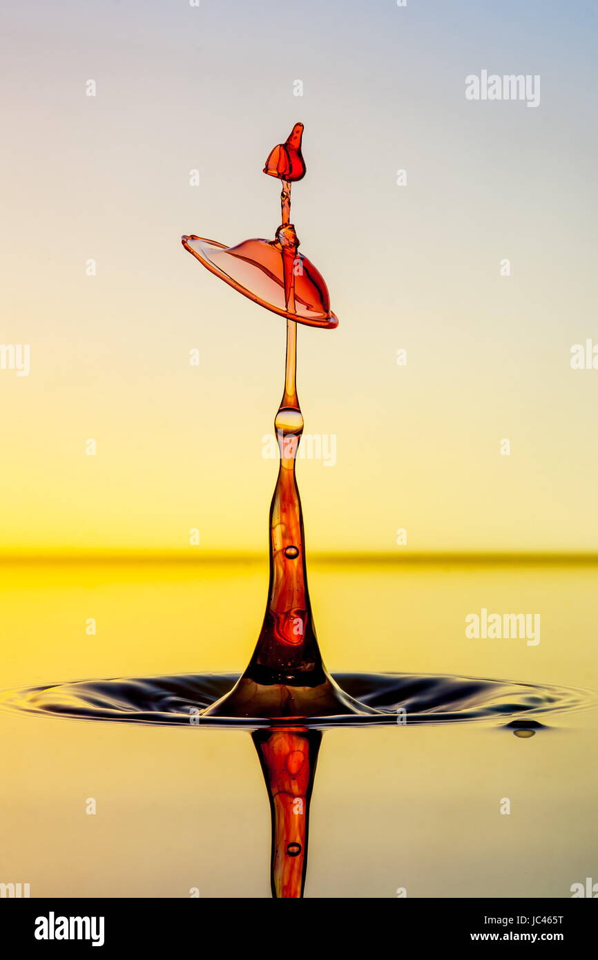 drop art - liquid type Stock Photo - Alamy