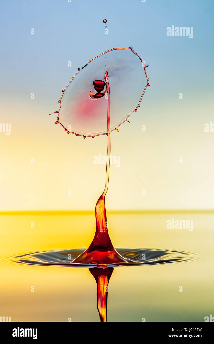 drop art - liquid type Stock Photo - Alamy