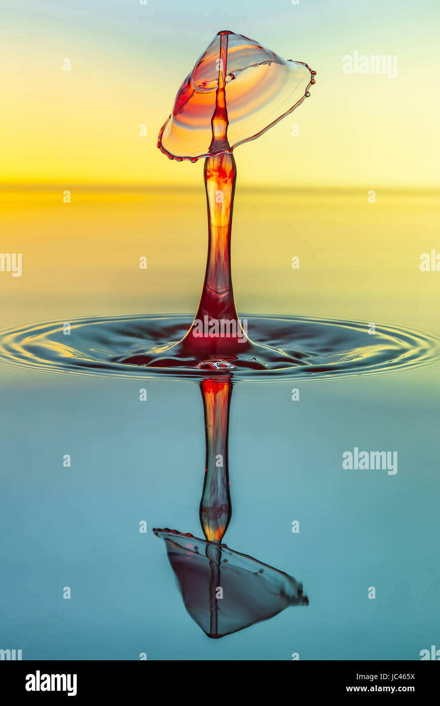 drop art - liquid type Stock Photo - Alamy