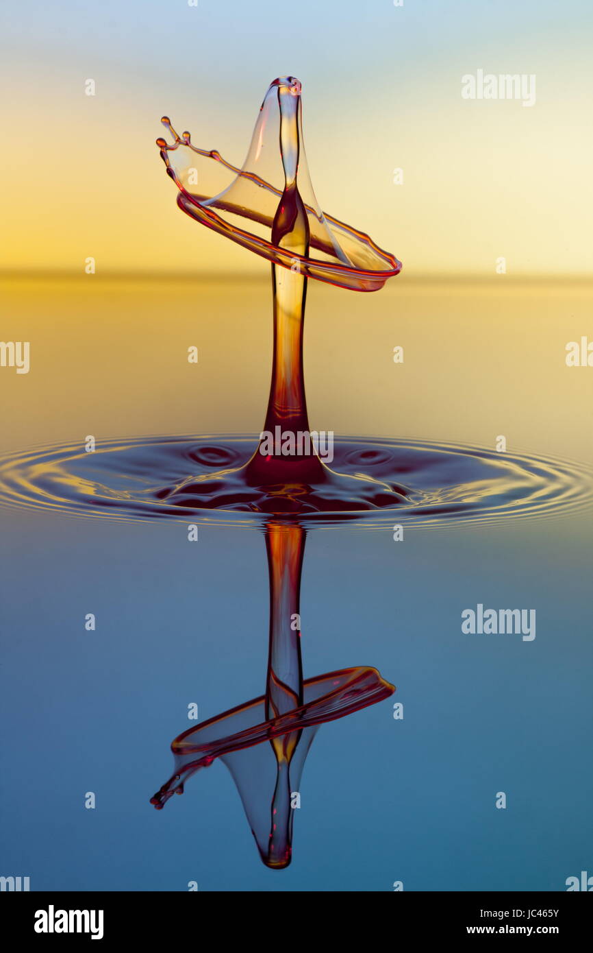 drop art - liquid type Stock Photo - Alamy