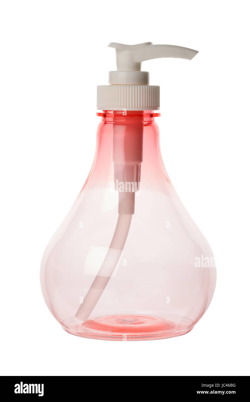 Red water atomizer isolated on white background Stock Photo - Alamy