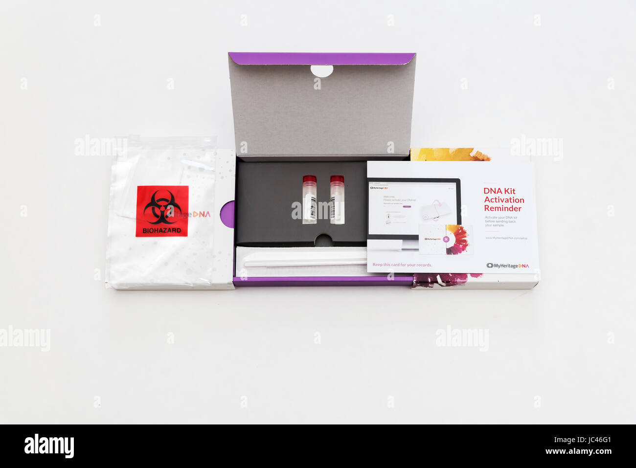 DNA test kit Stock Photo - Alamy