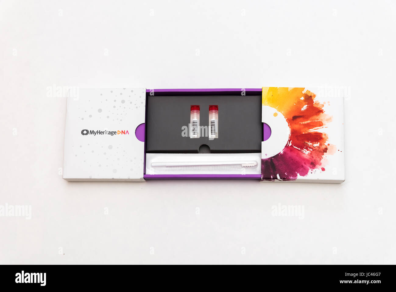 DNA test kit Stock Photo - Alamy