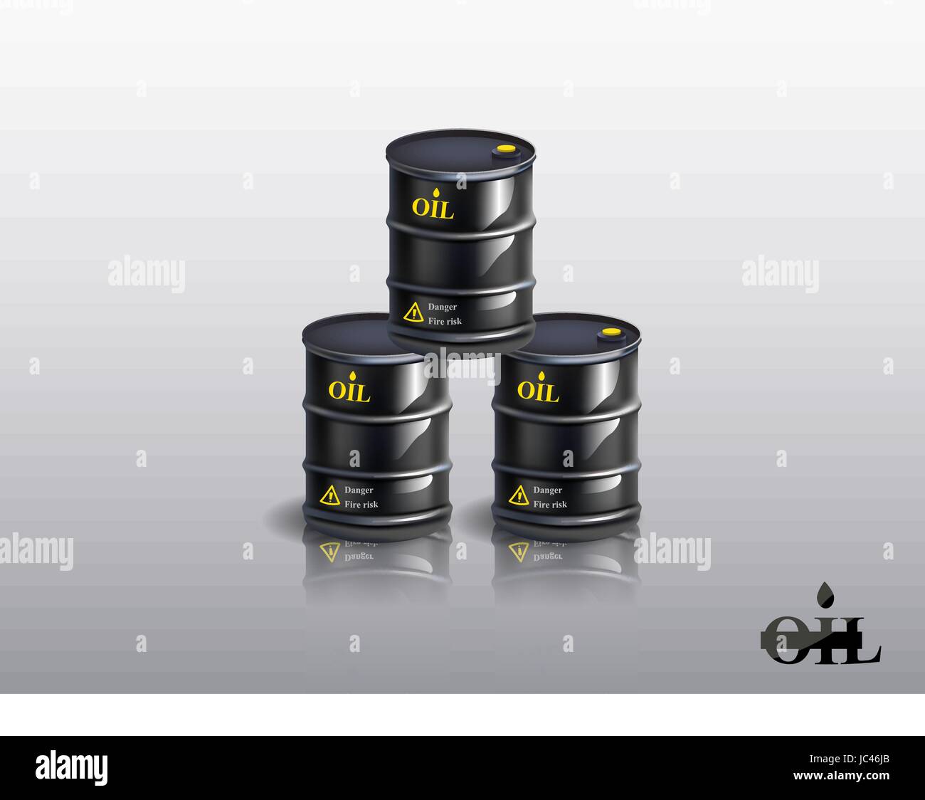 Vector oil barrels Stock Vector Image & Art - Alamy