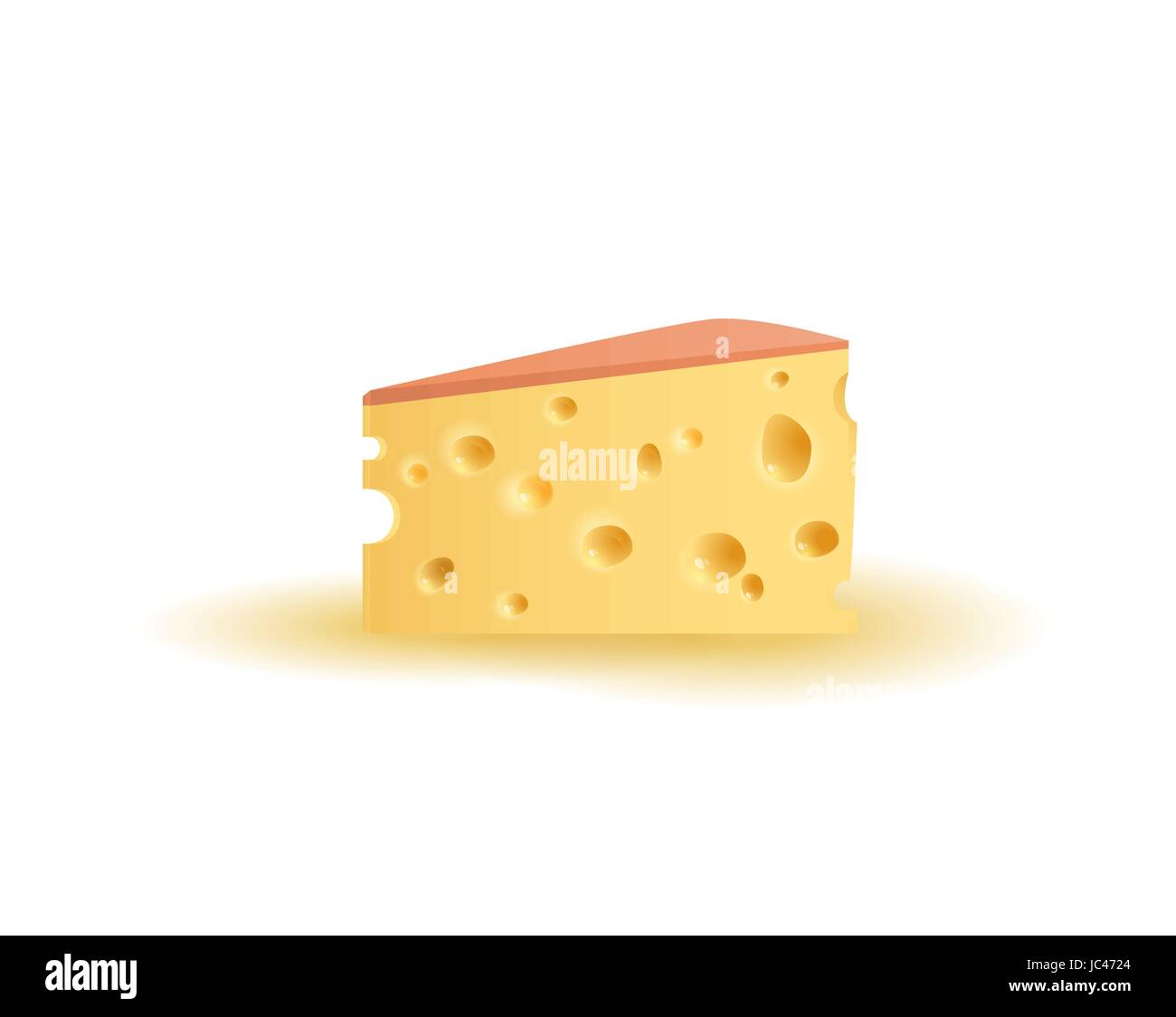 Cheddar cheese block Stock Vector Images - Alamy