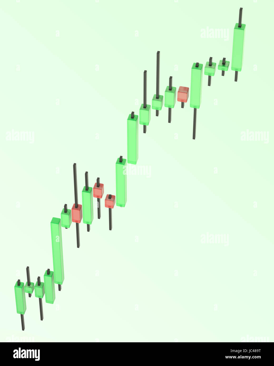 candles bar chart Stock Photo - Alamy