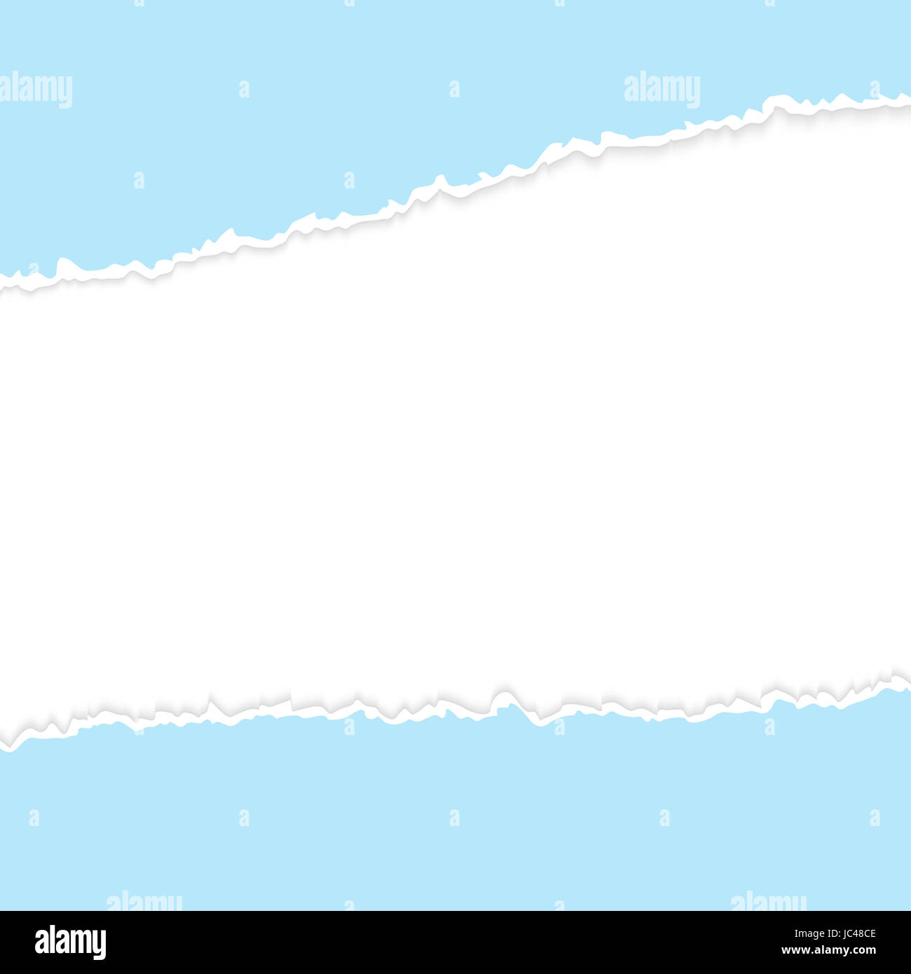 vector of ripped open paper light blue Stock Photo - Alamy