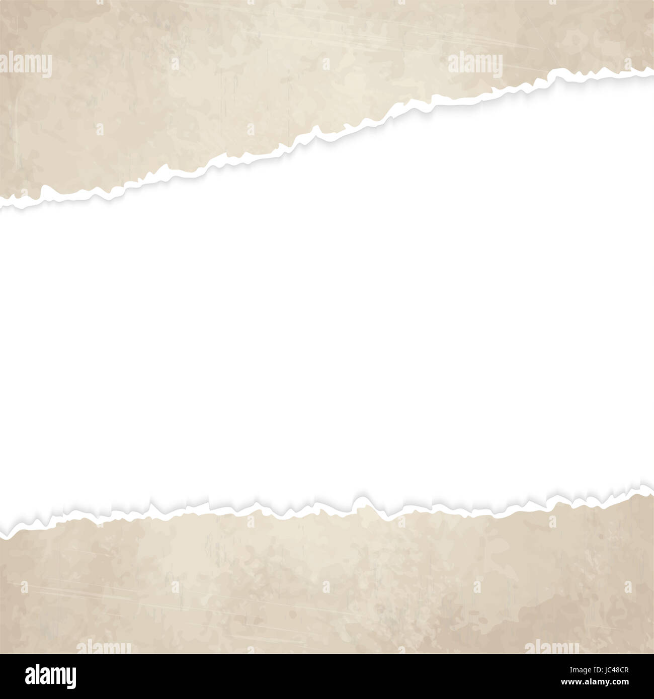 vector of ripped openold vintage paper Stock Photo - Alamy